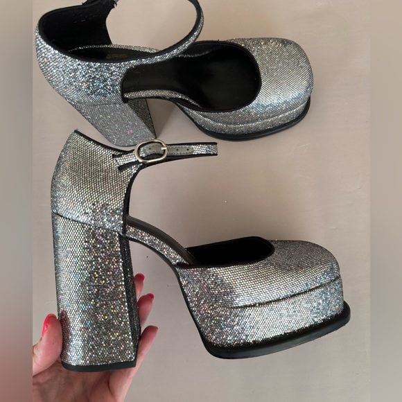 H&M | Shoes | Hm Mary Jane Heels Size Euro 37 | Poshmark